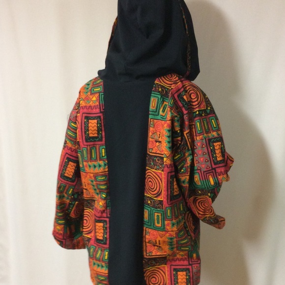 custem | Jackets & Coats | Flattering Bold Print Jacket | Poshmark